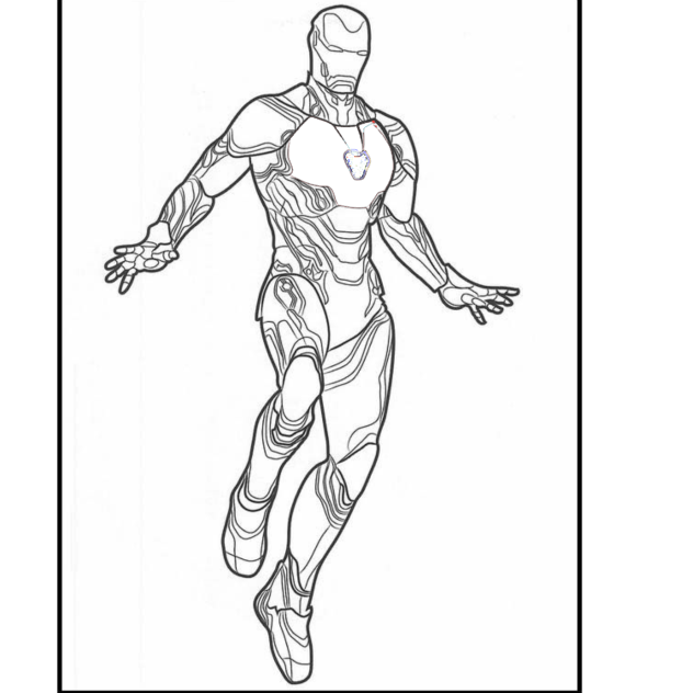 Iron Man Mk 85 Coloring Pages Coloring Pages