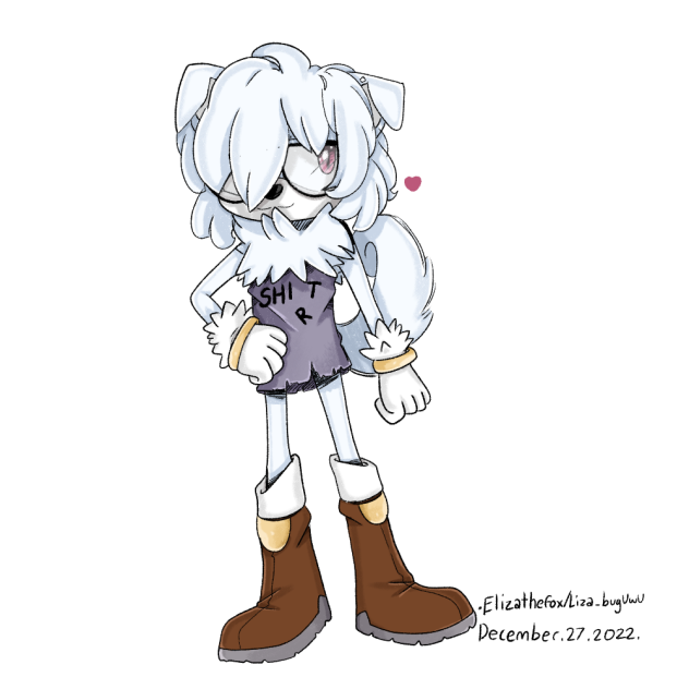 Kiba the samoyed[sonic oc][speed paint] - ibisPaint