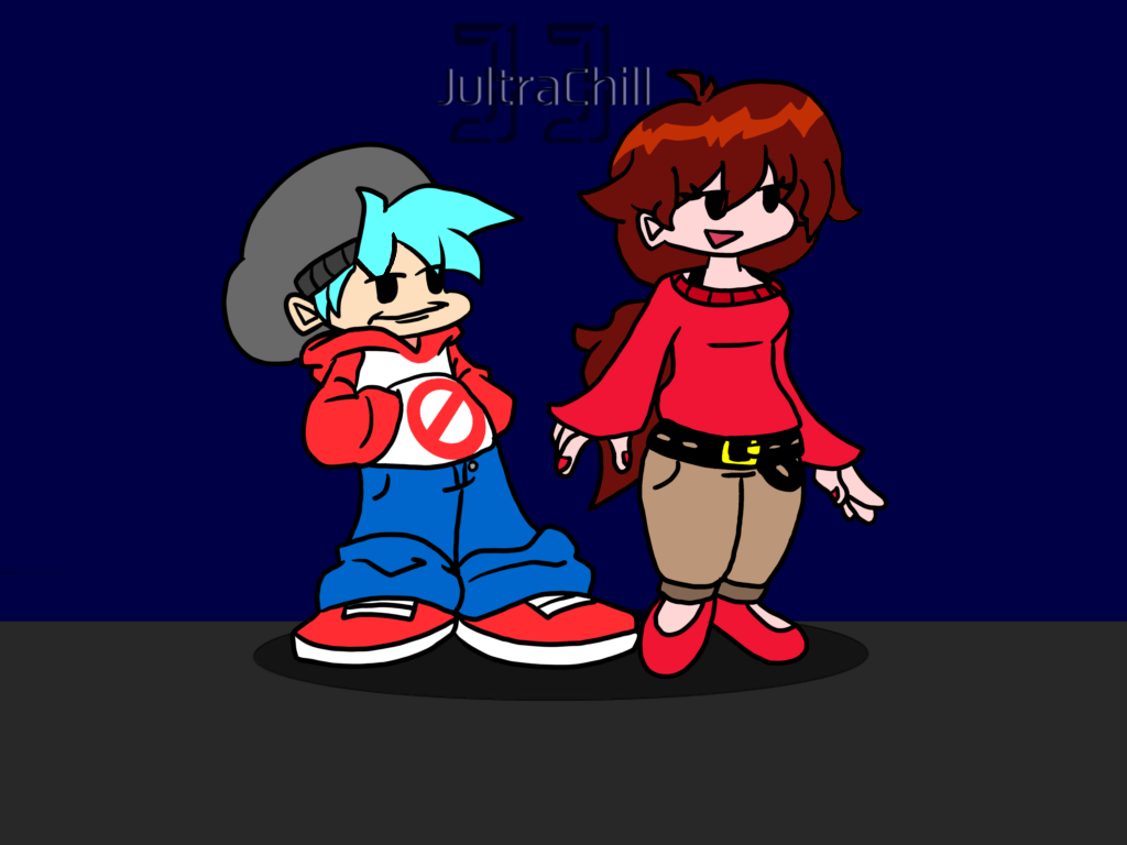FNF BF + GF Alt Street Clothes (Updated) - ibisPaint
