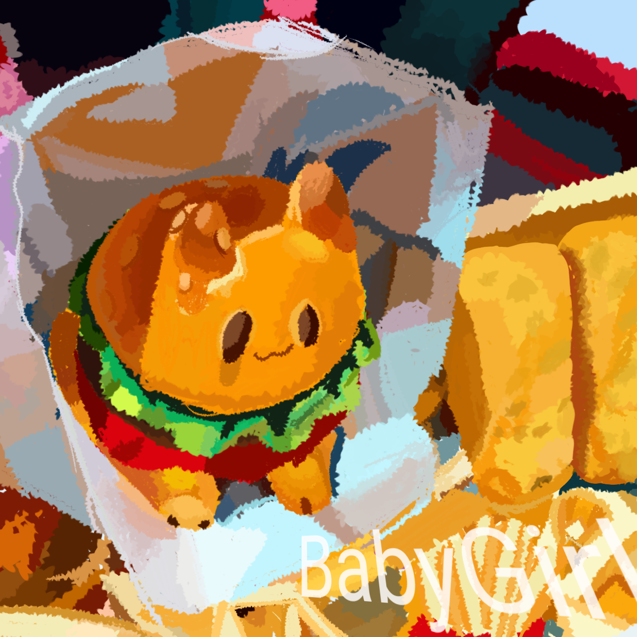 HAMBURBUR CAT - ibisPaint