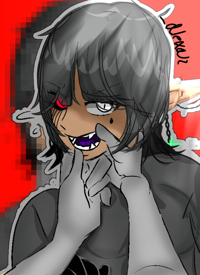 ale enojada o nerviosa - ibisPaint