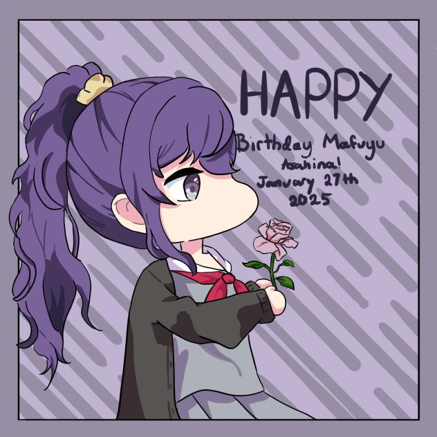 happy birthday mafuyu asahina!!! - ibisPaint