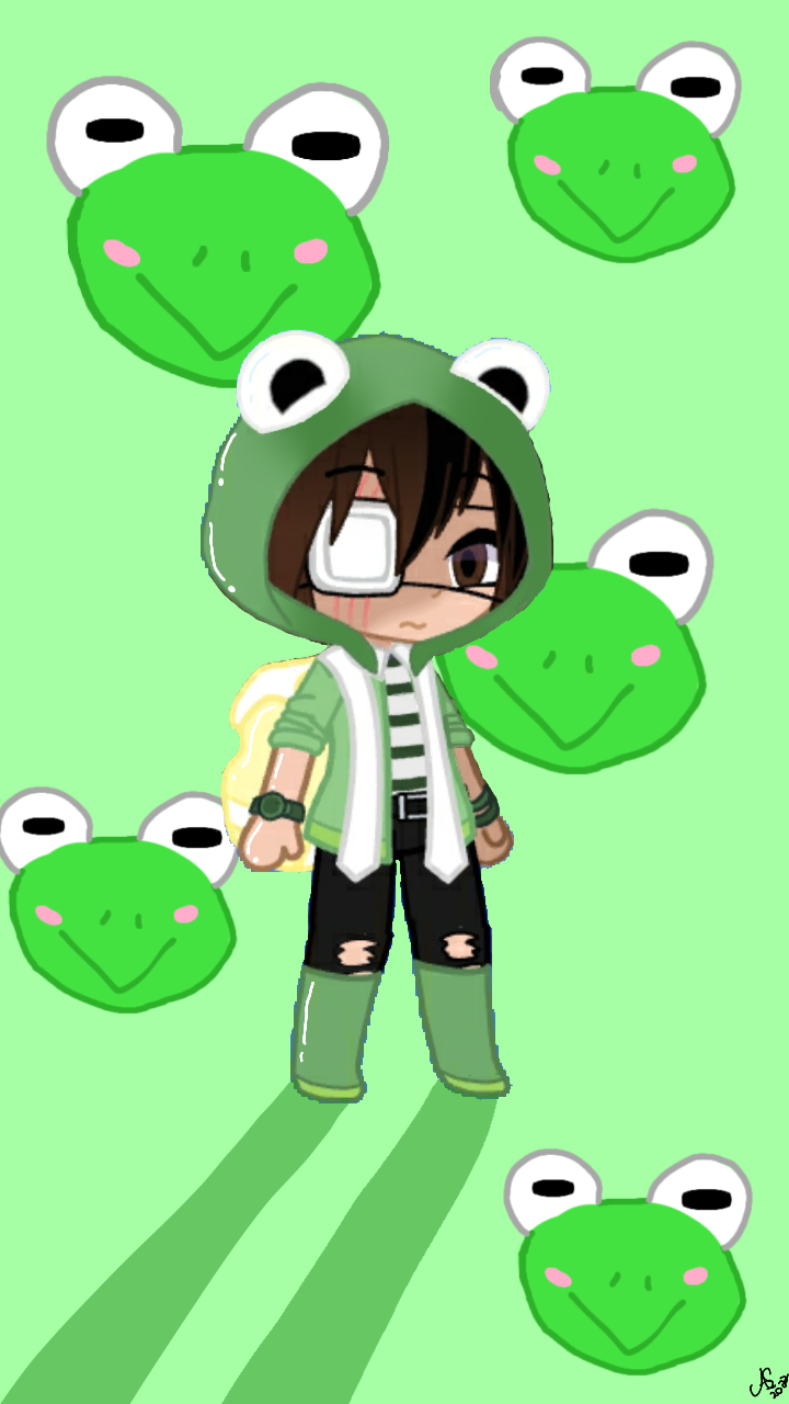 Frog girl - ibisPaint