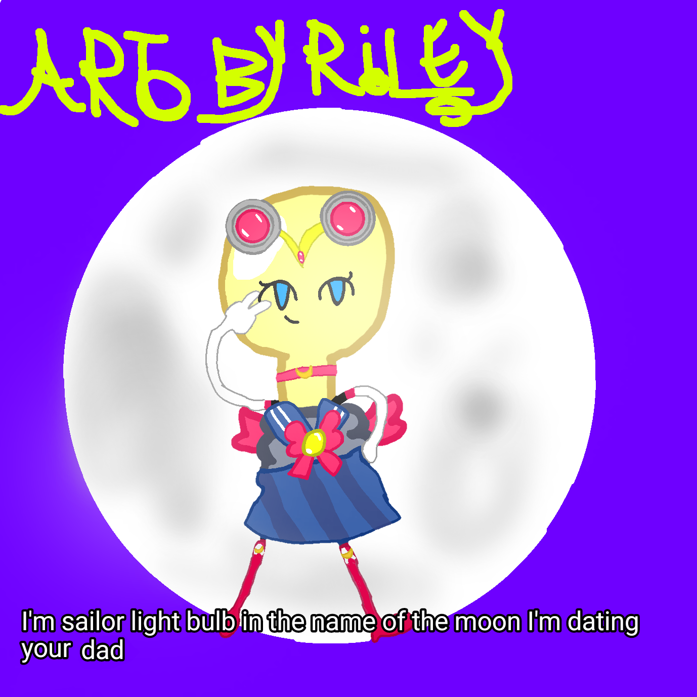 light bulb from ii as sailor moon 👀 - ibisPaint