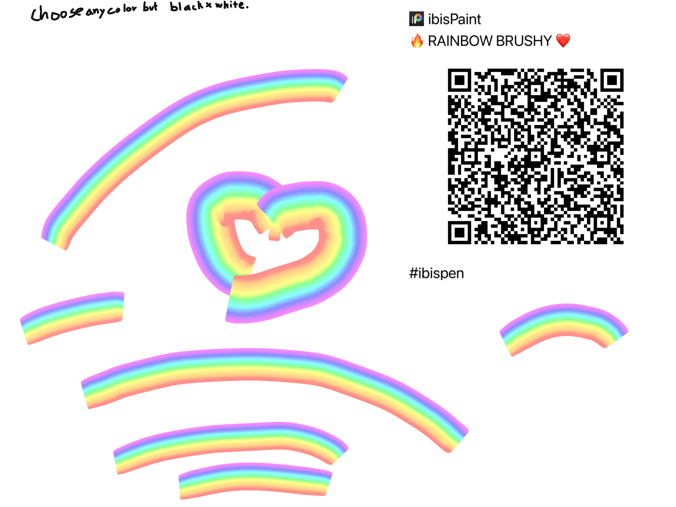👍 ️👍 RAINBOW BRUSH 👍 ️👍 - ibisPaint