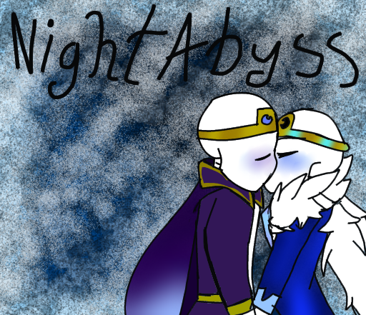 Abyssmare abyss sans x nightmare sans - ibisPaint
