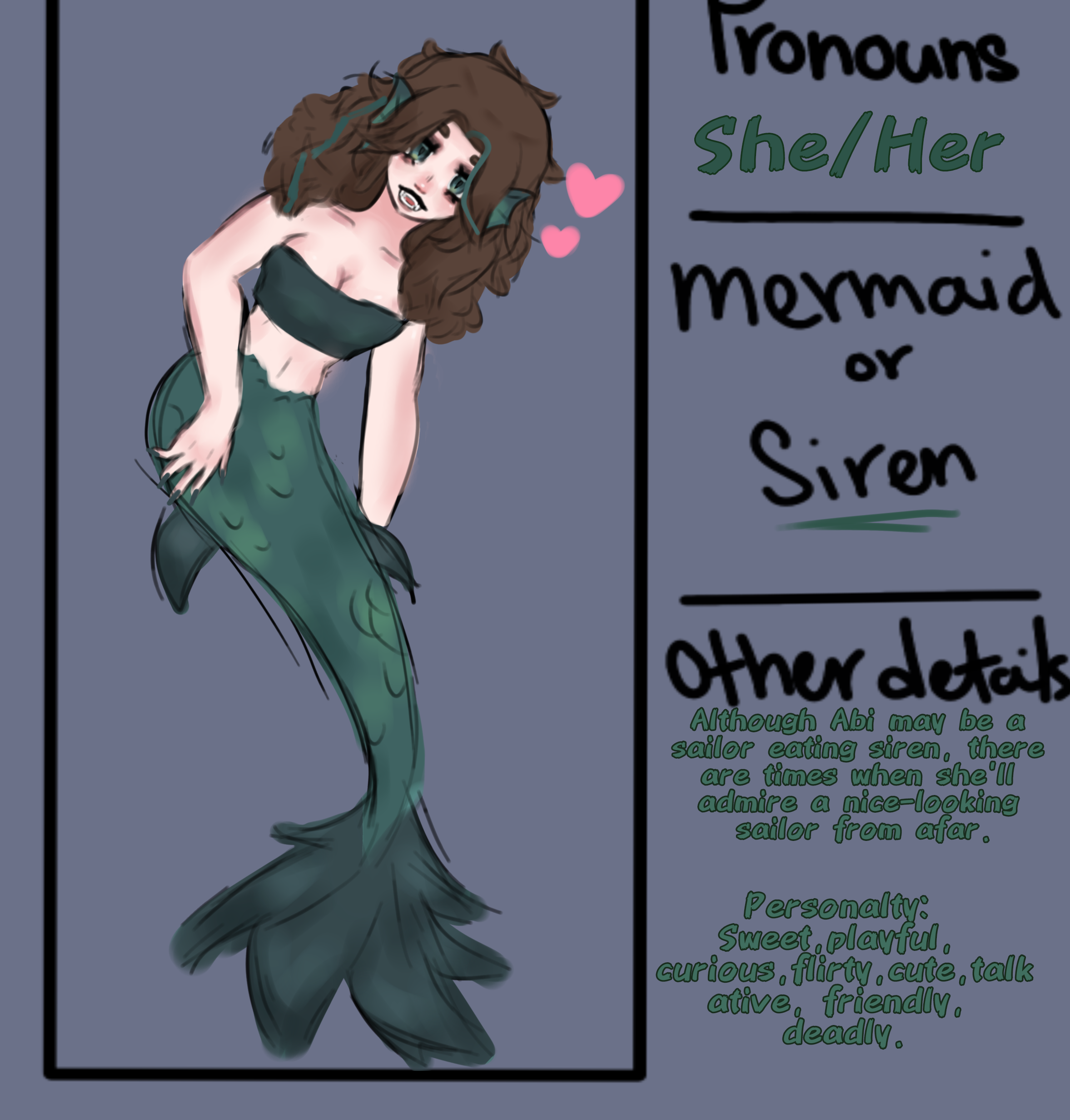 💚Little Miss Siren💚 - ibisPaint