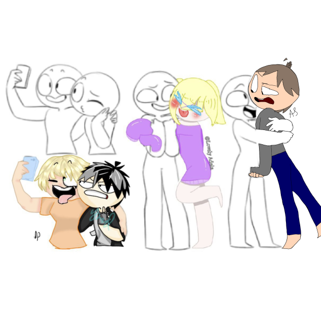 Hug collab - ibisPaint