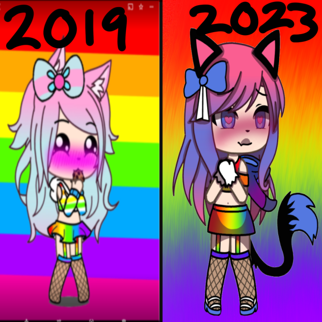 2019 vs 2023 - ibisPaint