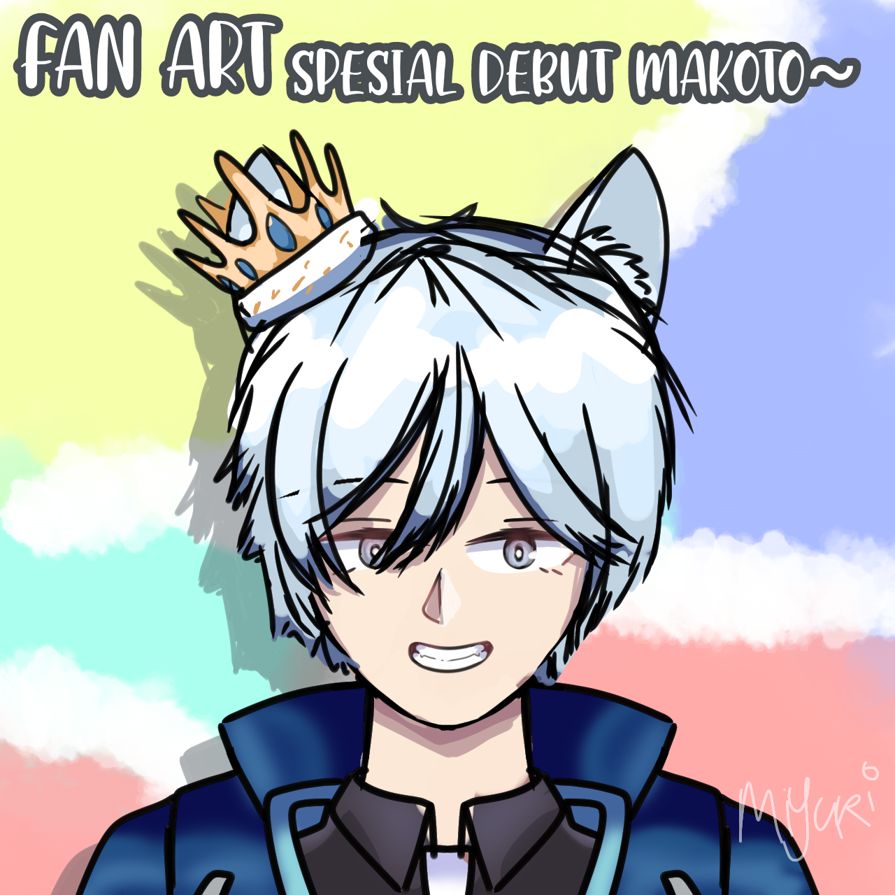 jangan lupa subs saya dan Makoto~ - ibisPaint