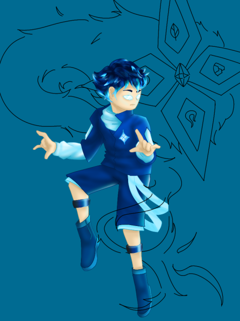 Unfinished rpg mage - ibisPaint