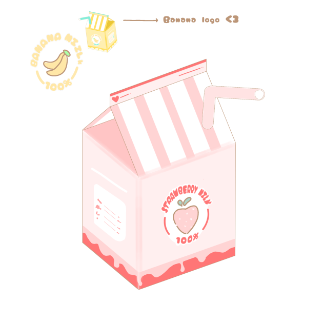 strawberry milk 🍓 - ibisPaint