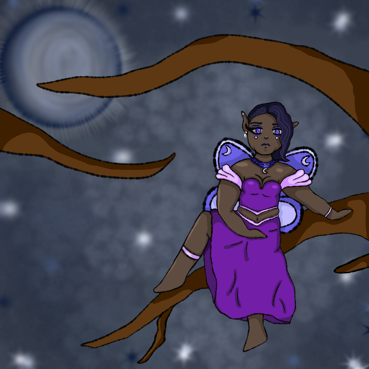 Moonlight Goddess 🌚 - ibisPaint