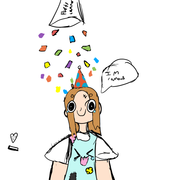 he's so happy - ibisPaint