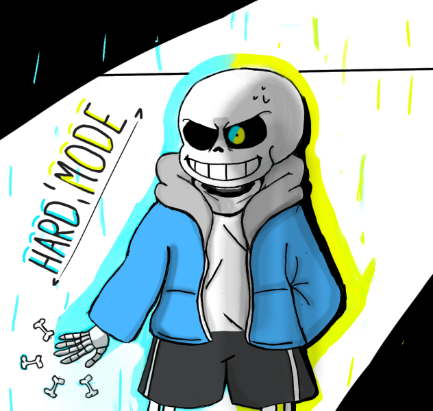 Hard-mode sans 🔵 - ibisPaint