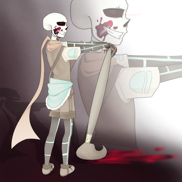 Corrupt Ink!Sans - ibisPaint