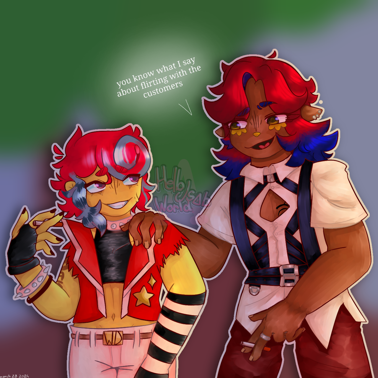 Wally and Home (Raspberry Meadow AU) - ibisPaint