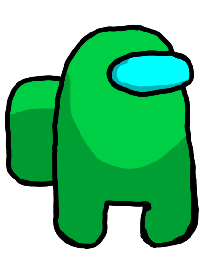 Drawing of a crewmate - ibisPaint