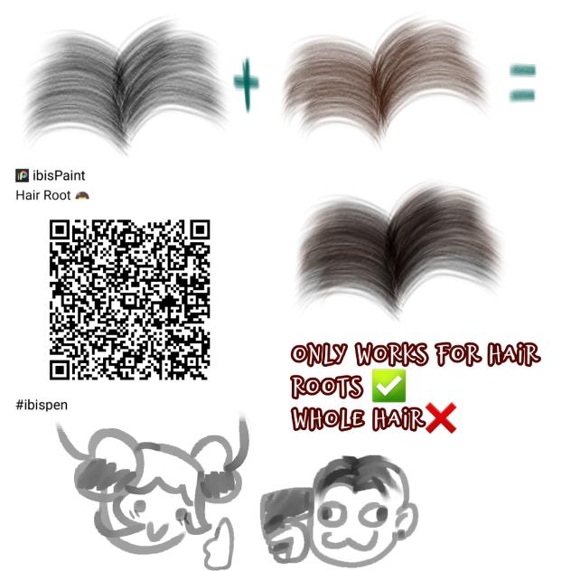 Hair Root Brush - ibisPaint