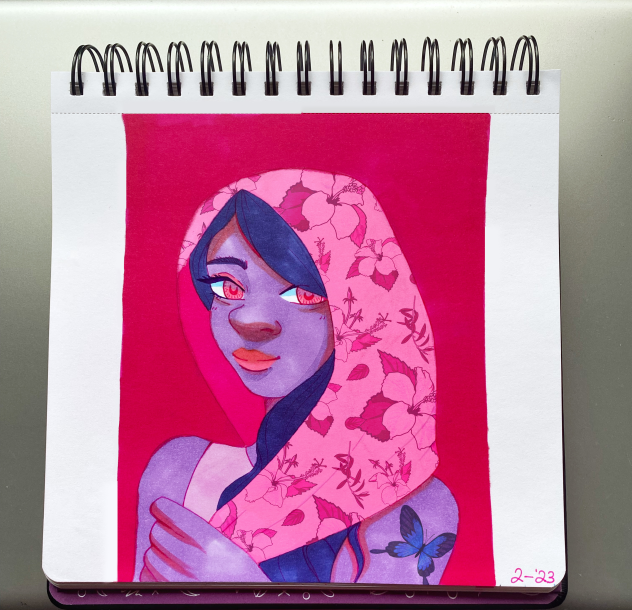 🦋 and 💐 - ibisPaint