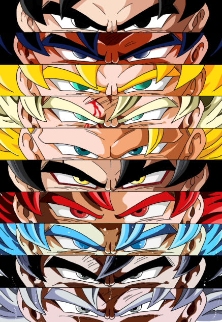 All Of Goku’s Forms - ibisPaint