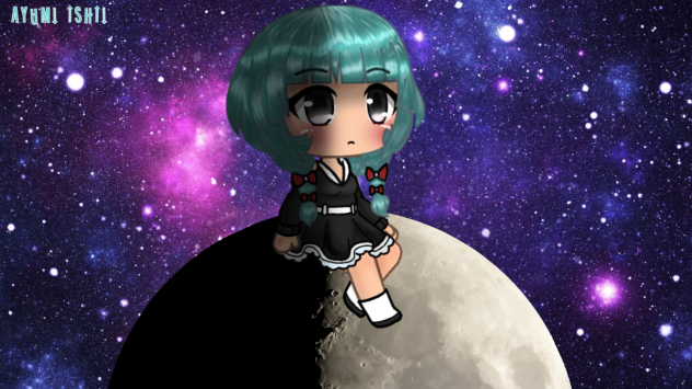 Girl On The Moon - ibisPaint