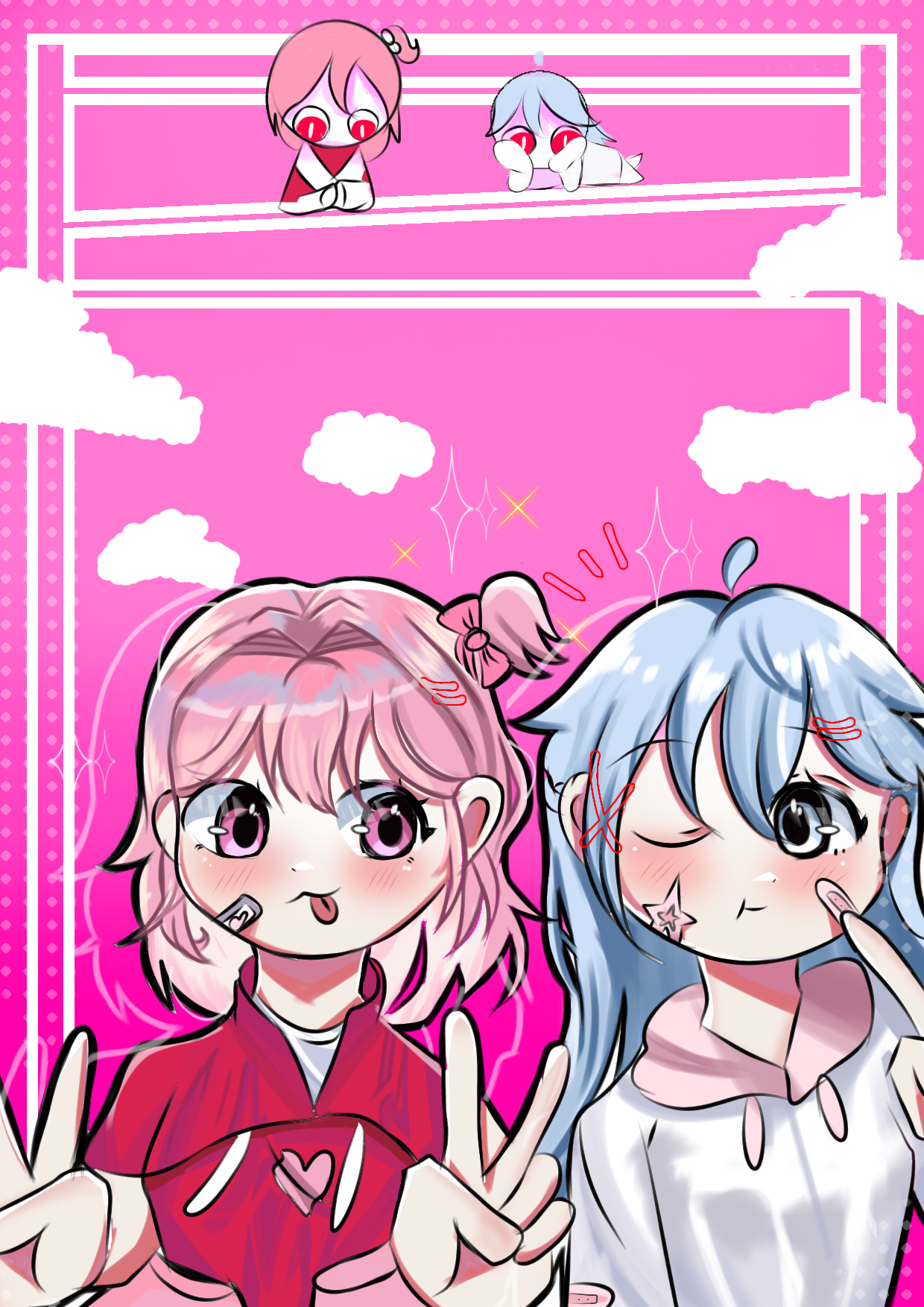 fan art cila dan Mohammad fakhrulli - ibisPaint