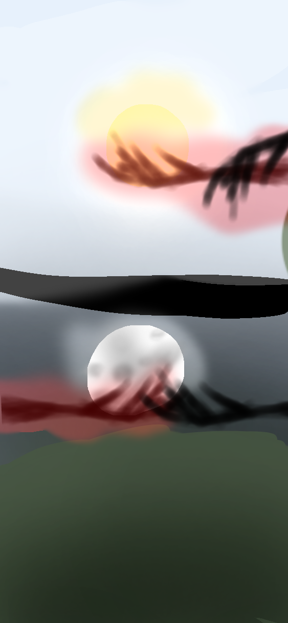 spooky black demon hand - ibisPaint