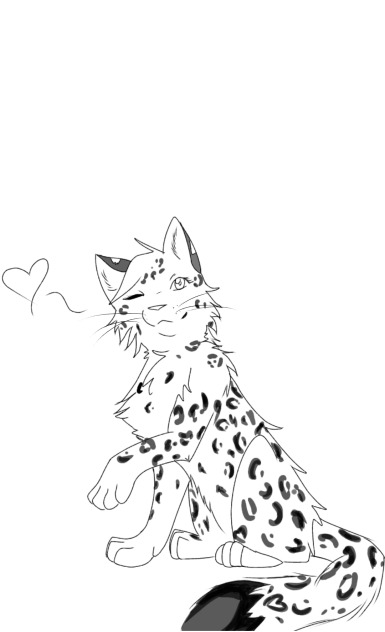 snow leopard - ibisPaint