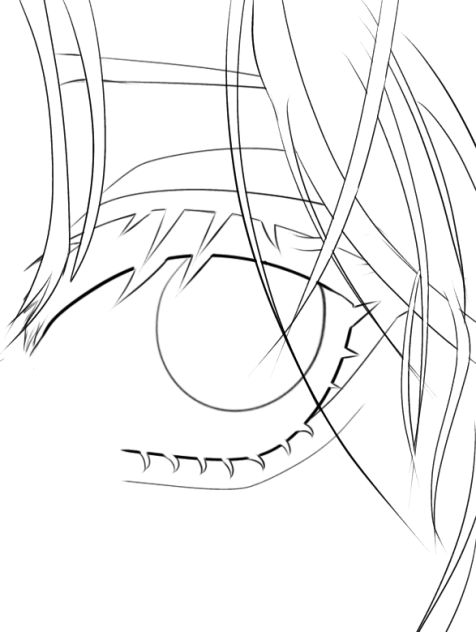 Eye line art - ibisPaint