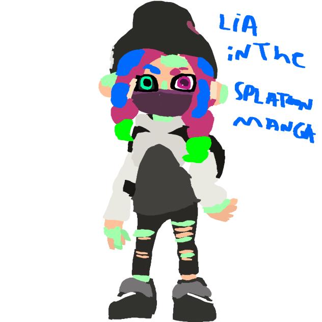 Lia in the Splatoon manga (og pic) - ibisPaint