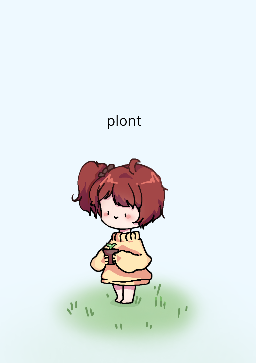 I hold plont - ibisPaint