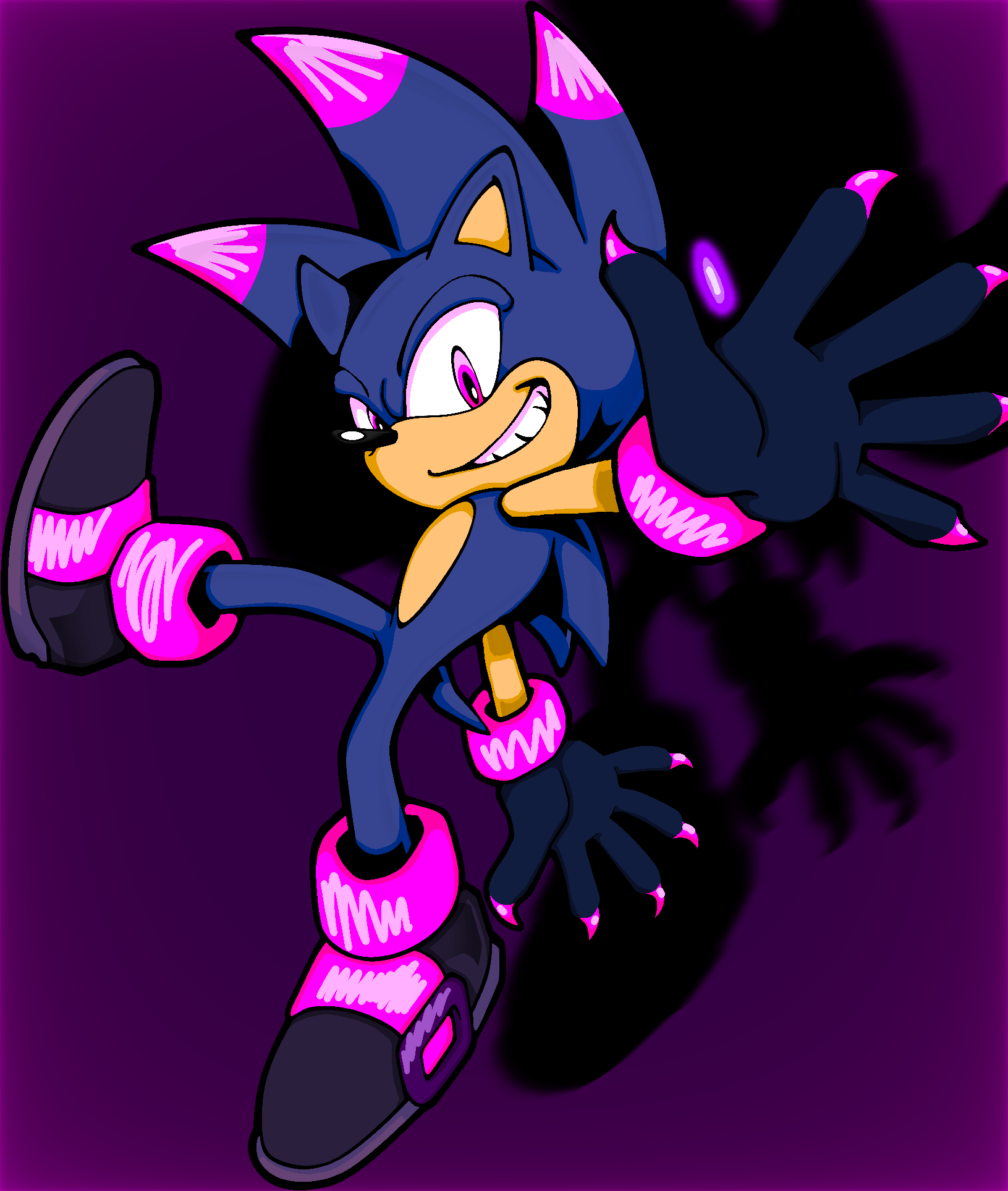 《Blacklight》 Sonic edit - ibisPaint