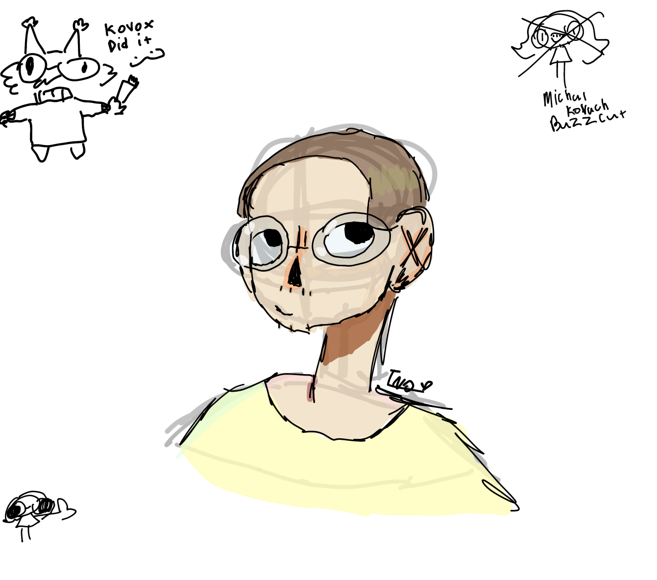 Michael Kovach buzz cut - ibisPaint