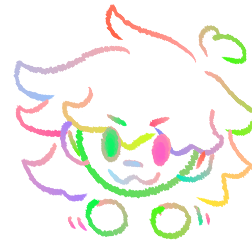 rainbow bean - ibisPaint