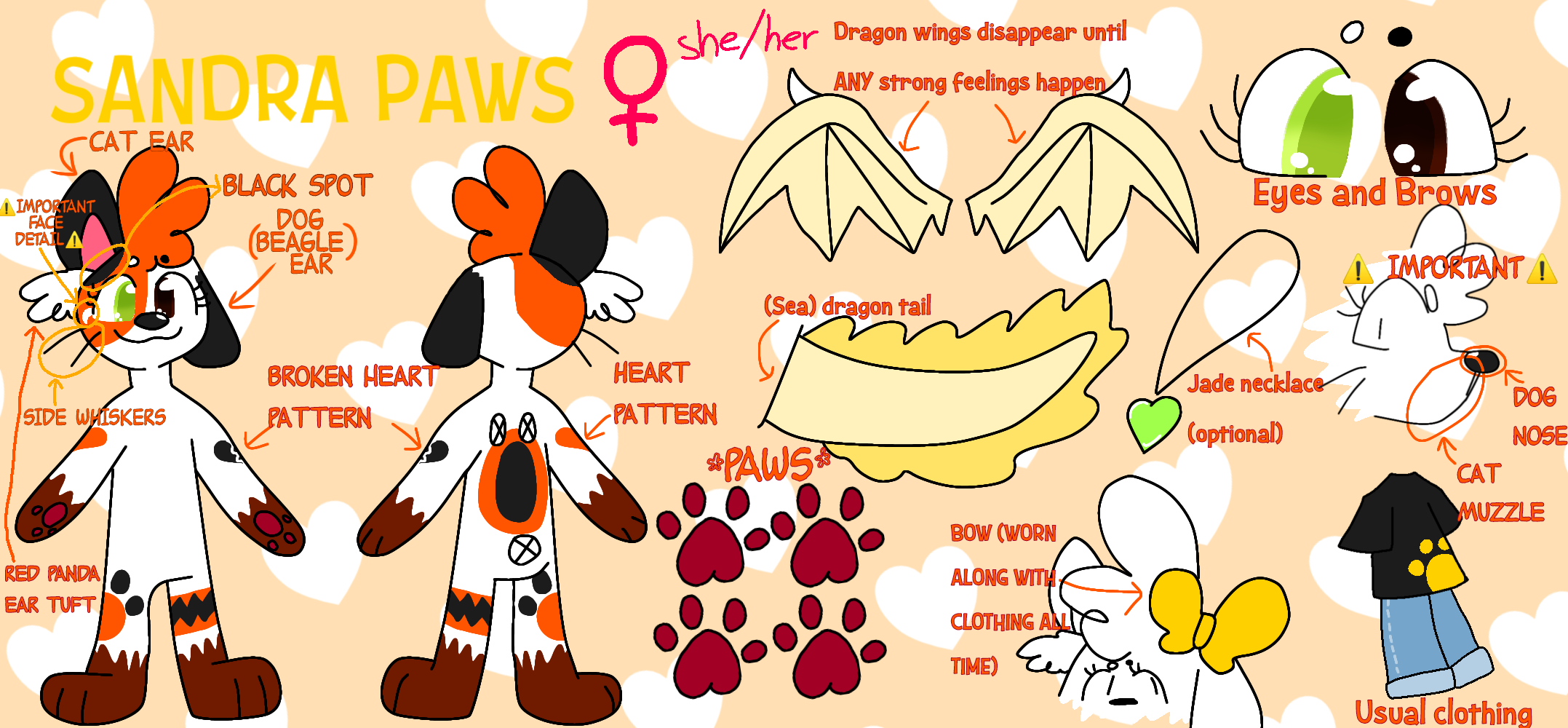 Fursona reference sheet! - ibisPaint