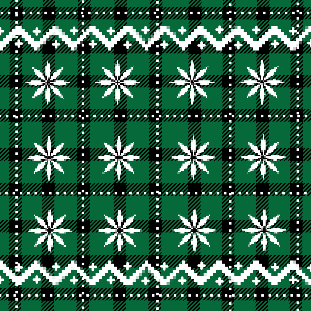 Pattern Nordic 2 Green - ibisPaint