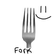 fork three twok onek - ibisPaint