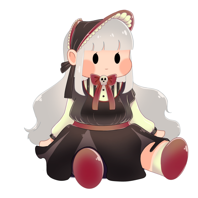 kawaii gothic doll - ibisPaint