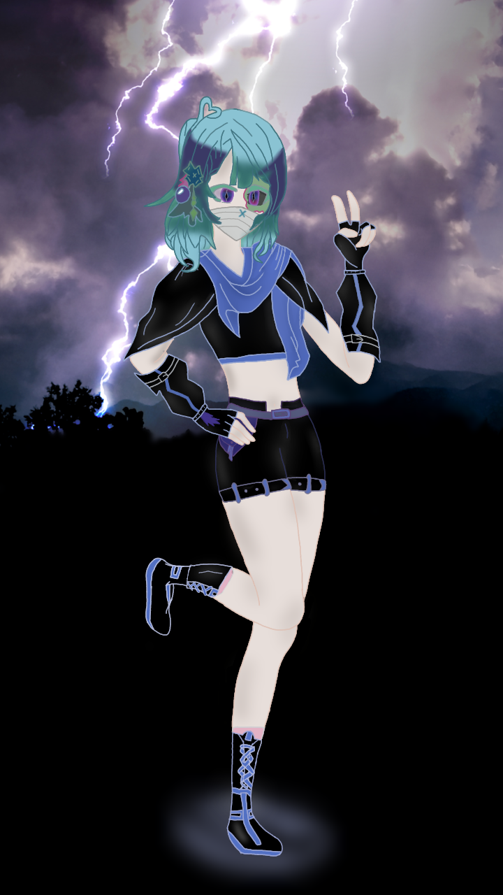 Zombie girl - ibisPaint