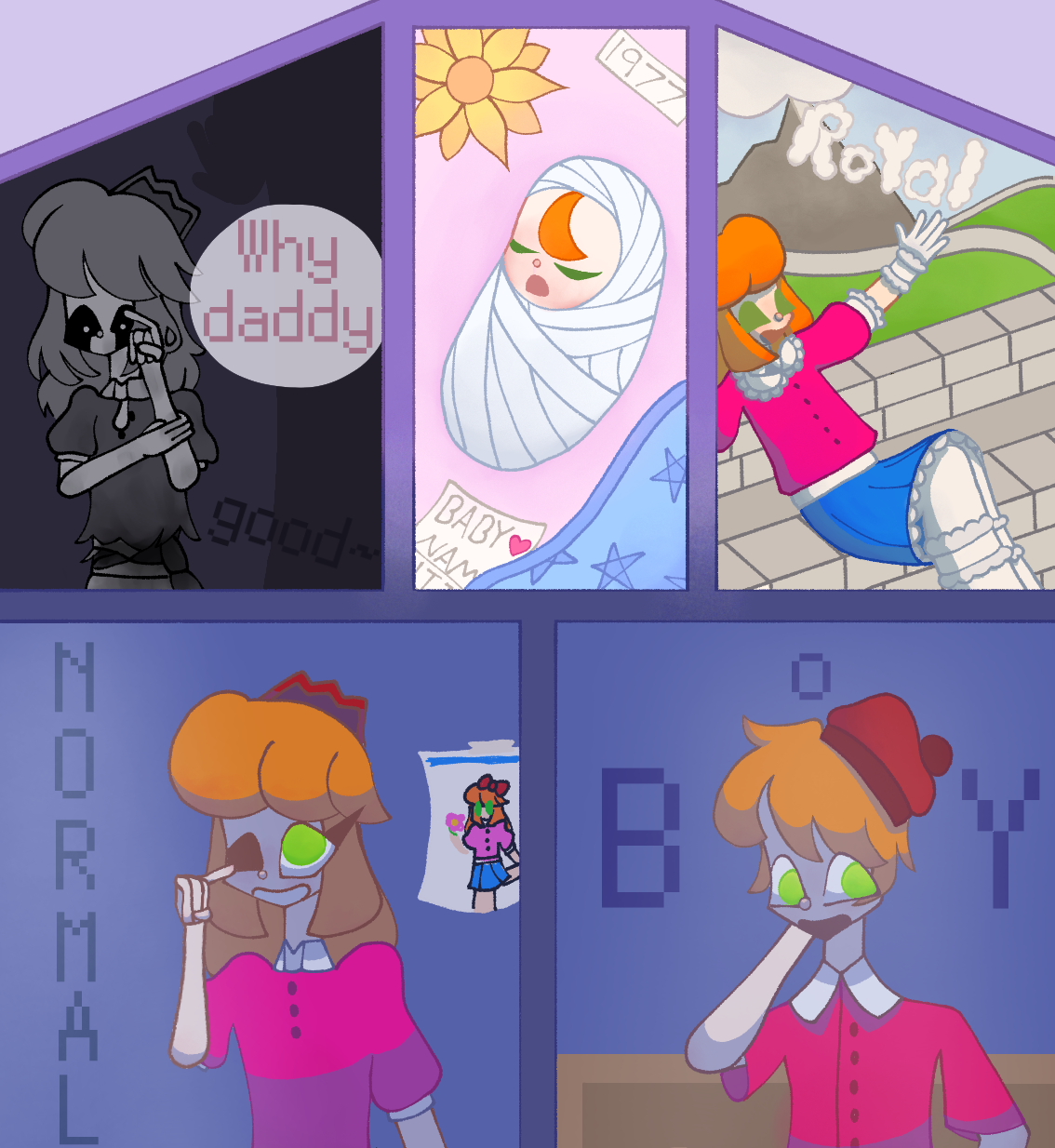 Different versions of Elizabeth - ibisPaint