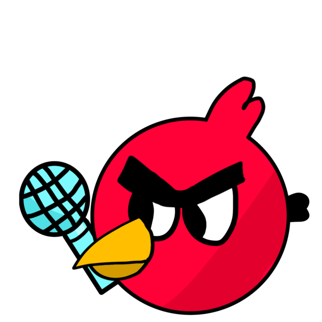 Red(From Angry Birds) into fnf Phase 1 - ibisPaint