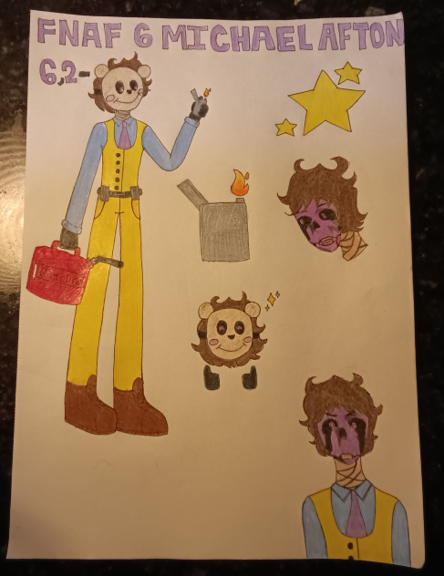 A Fnaf 6 Michael Afton Drawing I Did - ibisPaint