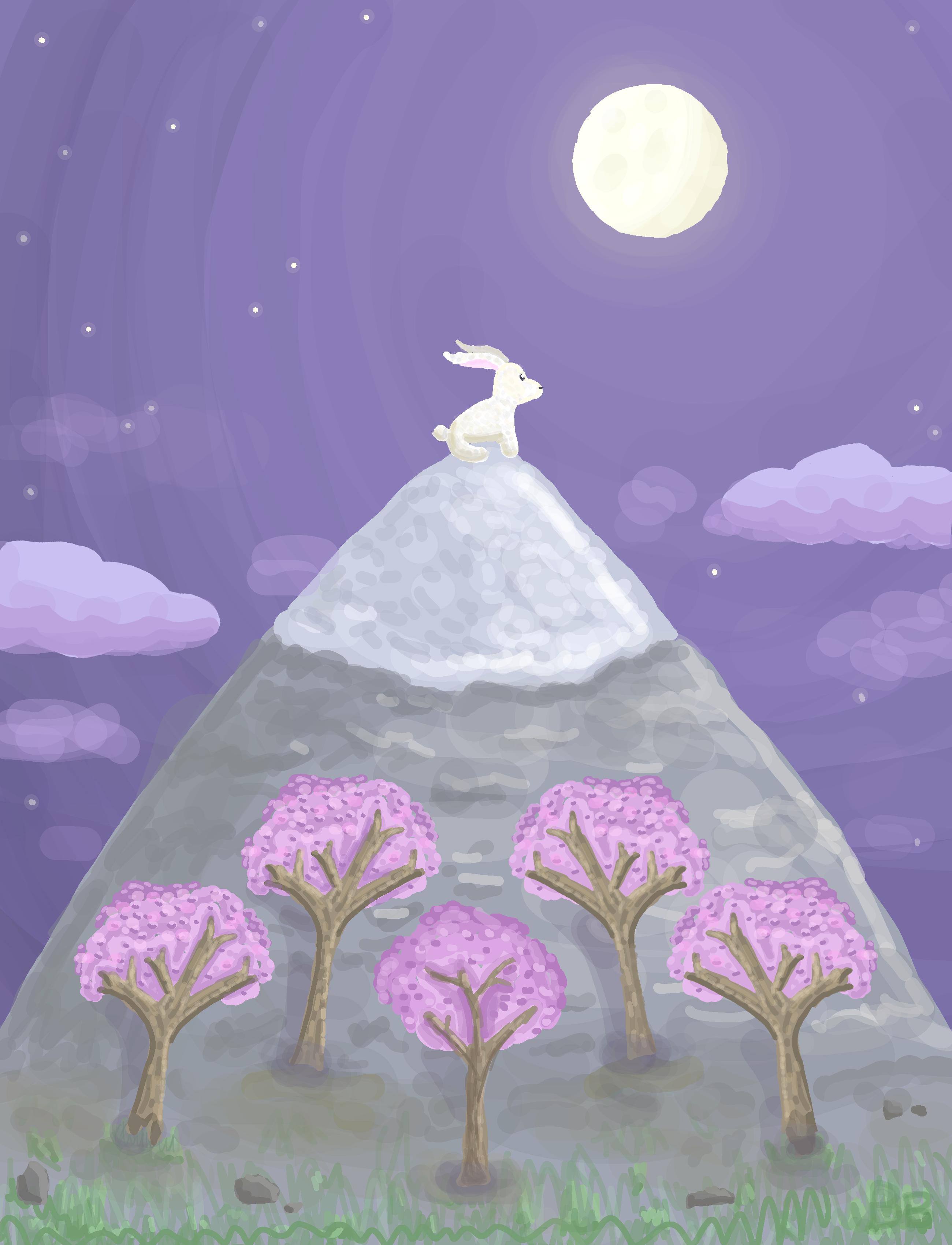 Moon Rabbit - ibisPaint