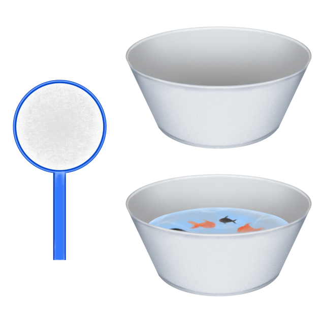 goldfish scooping game 2 - ibisPaint