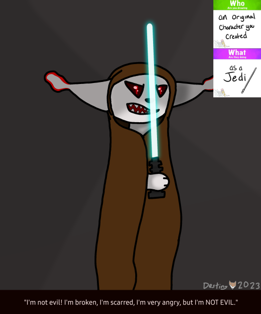 Bloodmoon if he were in Star Wars - ibisPaint