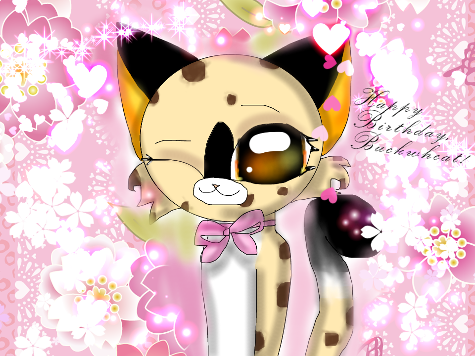 Happy Late Birthday Buckwheat! - ibisPaint