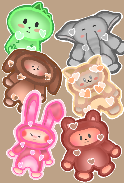 cute animals - ibisPaint