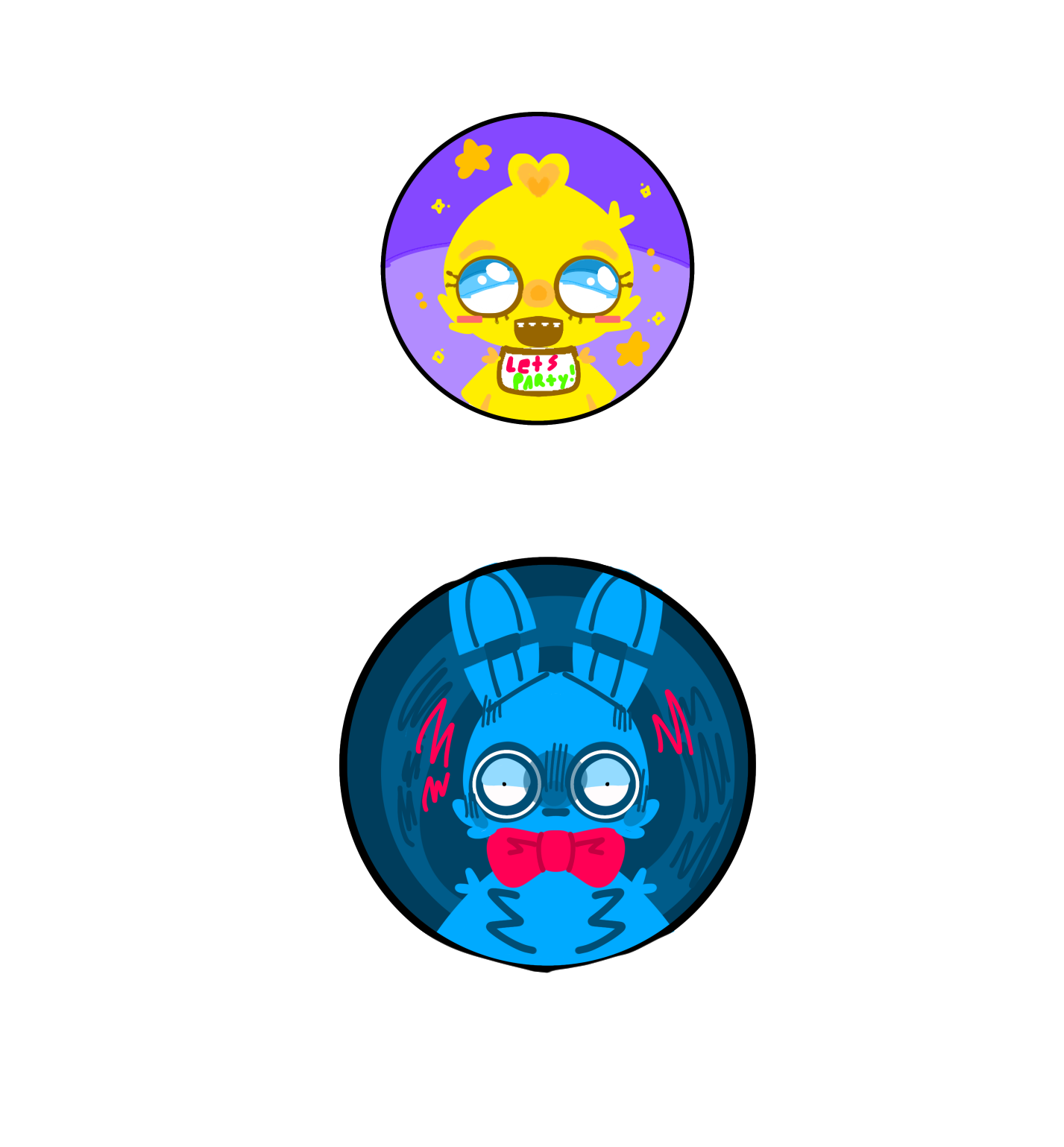 FNAF PINS - ibisPaint