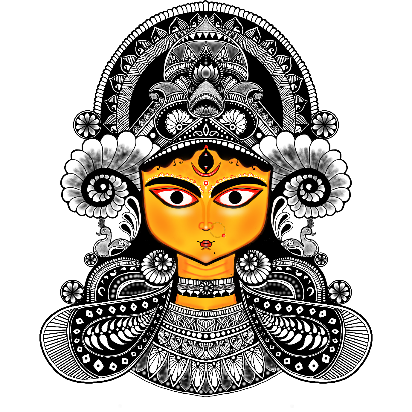 Maa durga - ibisPaint